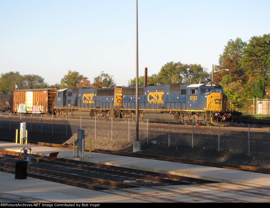 CSX 8762 and 8757